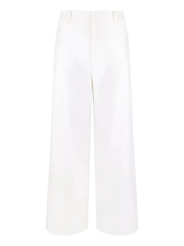 Max Mara Belt-loops Trousers - White