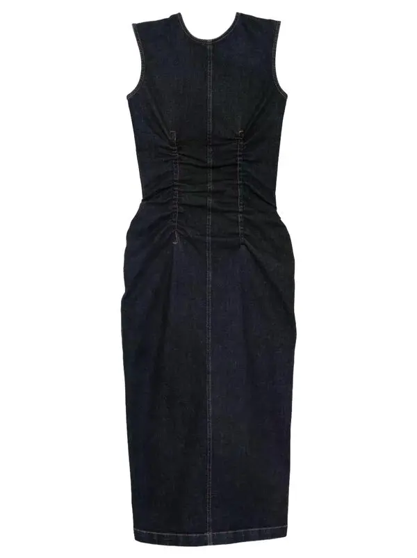Sportmax Denim Midi Dress - Blue