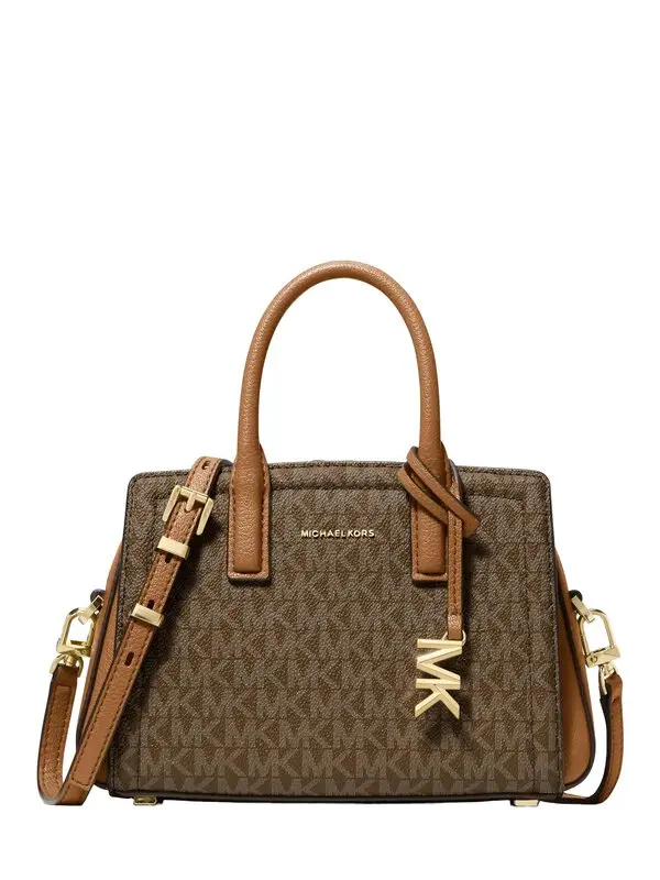 Michael Kors Laila Extra-small Signature Logo Crossbody Bag - Brown