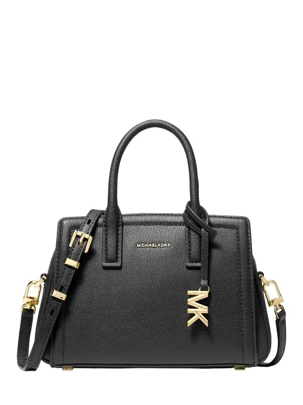 Michael Kors Laila Extra-small Leather Crossbody Bag - Black