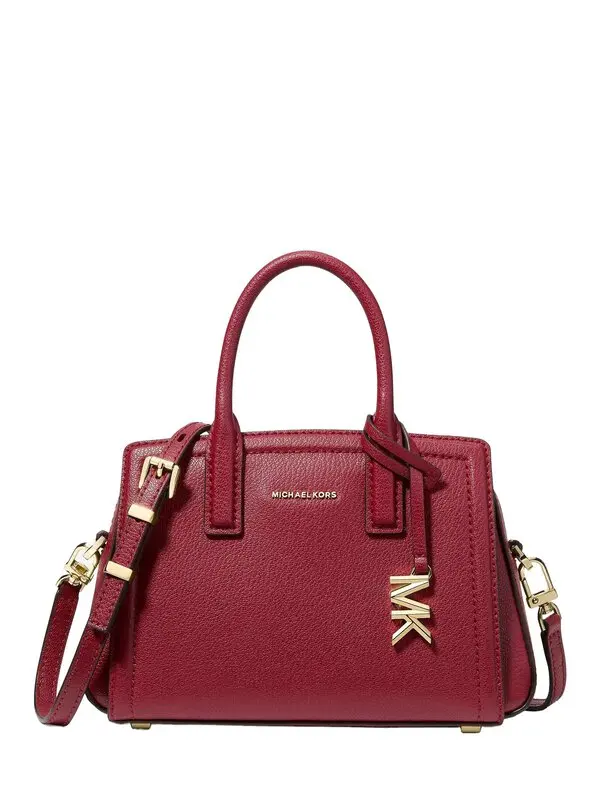Michael Kors Laila Extra-small Leather Crossbody Bag - Red