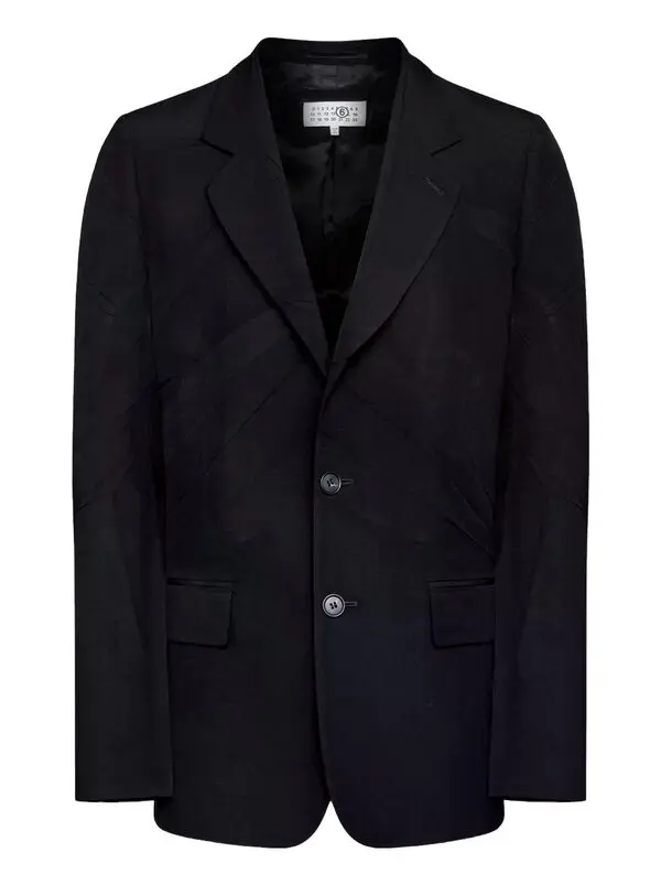 MAISON MARGIELA Tailored Single-breasted Blazer - Black