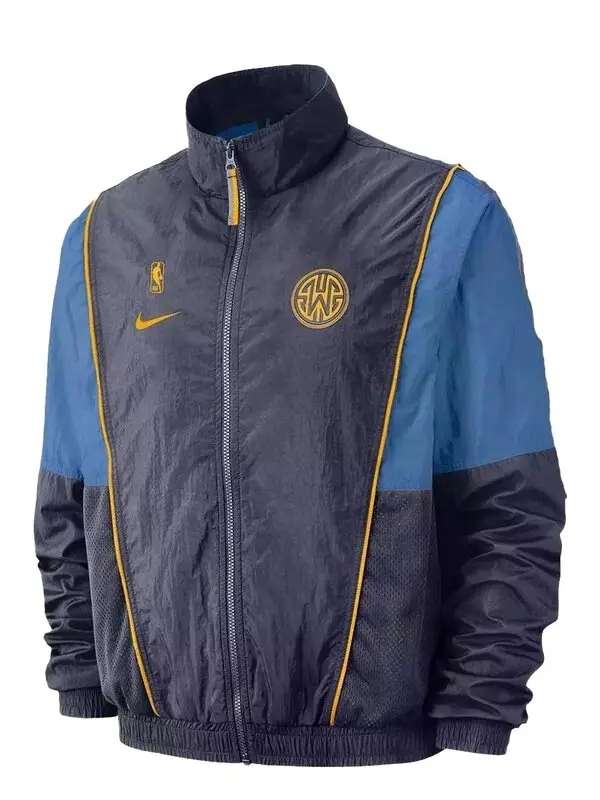 Nike X Nba Golden State Warriors Jacket - 471 Blue