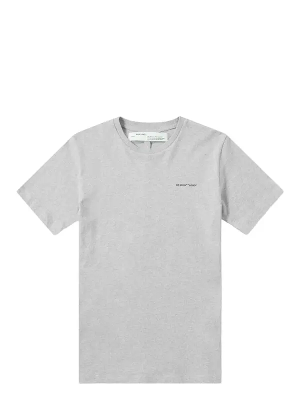 Off-White Slim Fit Logo T-shirt - Grey/black