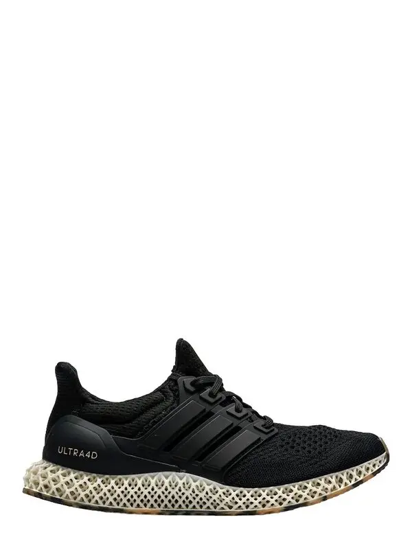 Adidas Ultra 4d Sneakers - Core Black/gold Metallic