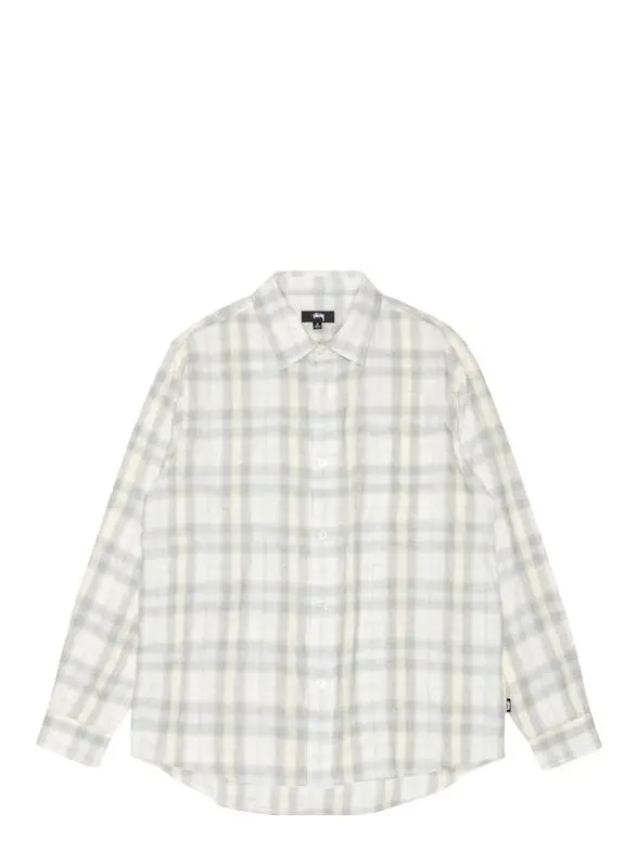 StÜssy Beach Plaid Shirt - Off White