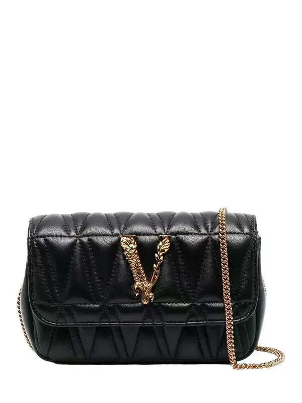 Versace Virtus Mini Bag - Black