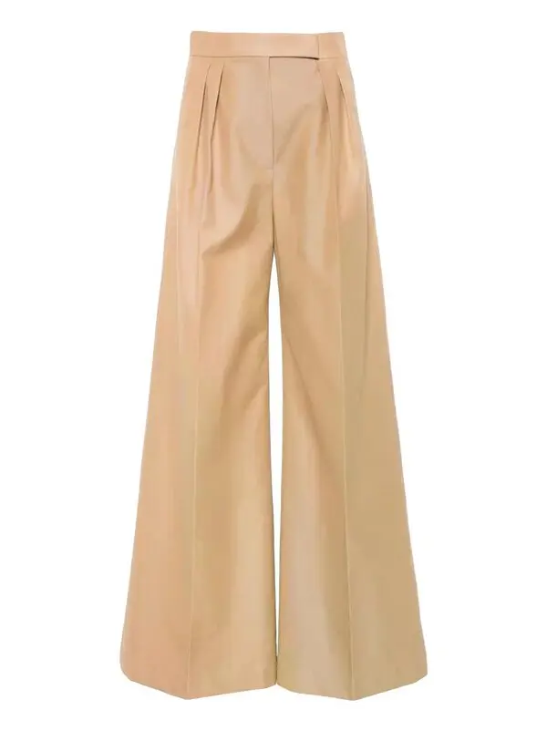 Max Mara Pleat-detailing Palazzo Pants - Neutrals