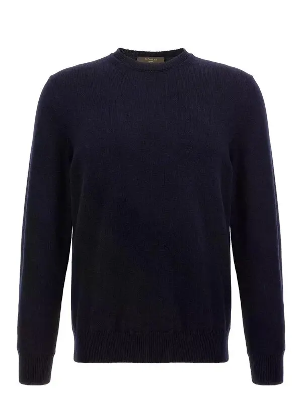 ZANONE Wool Crewneck Sweater - Blue