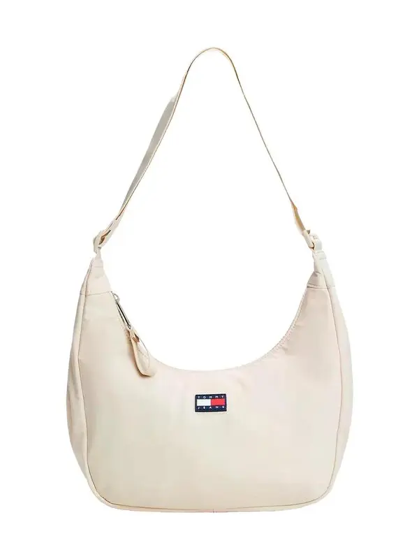 Tommy Hilfiger Logo-patch Shoulder Bag - Neutrals