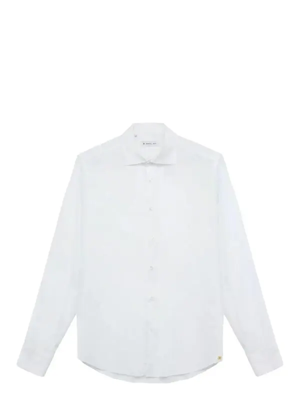MANUEL RITZ Long-sleeve Button-fastening Shirt - White