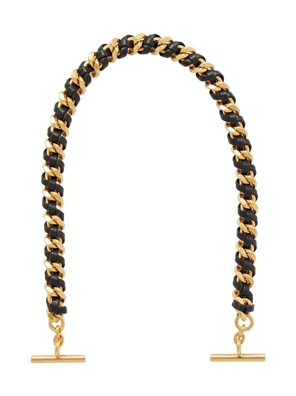 METIER Leather Bag Chain Strap - Gold
