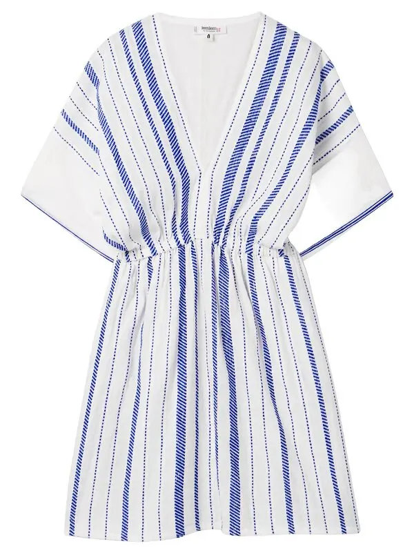 LEMLEM Alem Striped Mini Dress - White