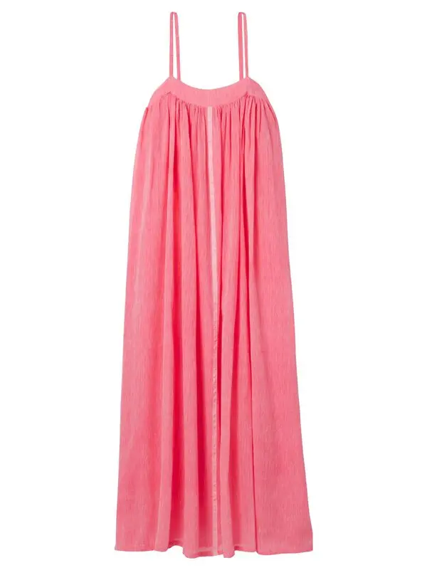 LEMLEM Eda Cotton-voile Maxi Dress - Pink