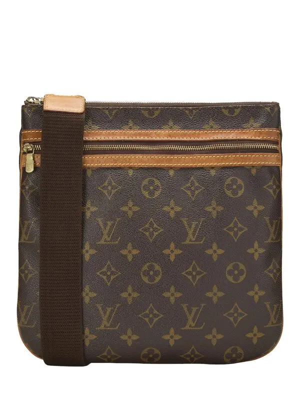 LOUIS VUITTON Monogram Pochette Bosphore - Brown