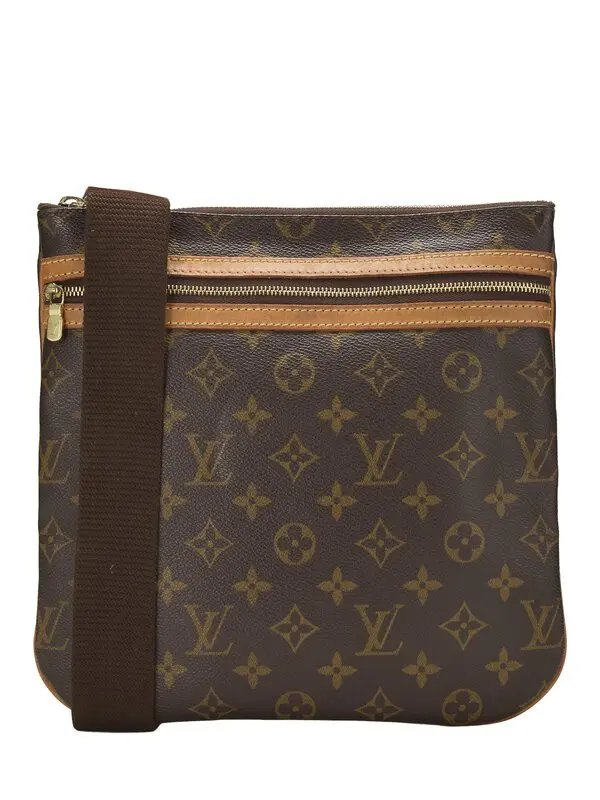 LOUIS VUITTON Monogram Pochette Bosphore - Brown