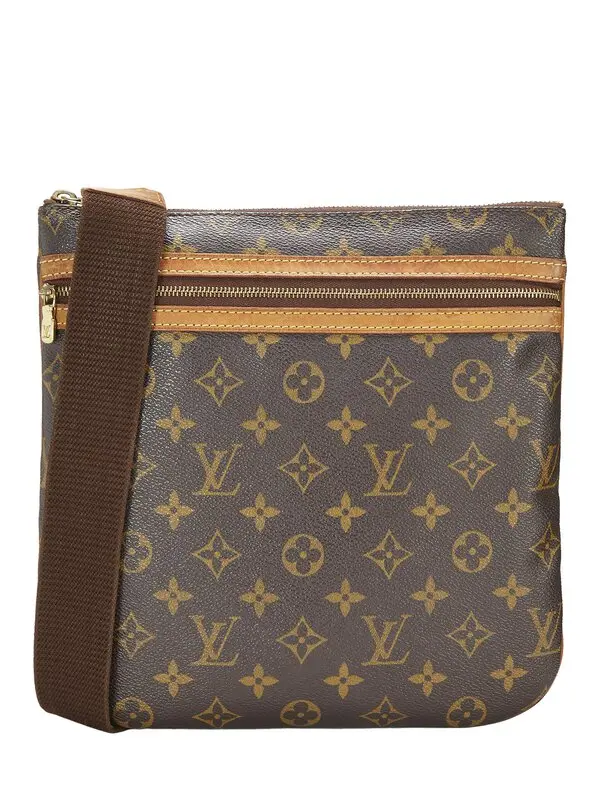 LOUIS VUITTON Monogram Pochette Bosphore - Brown