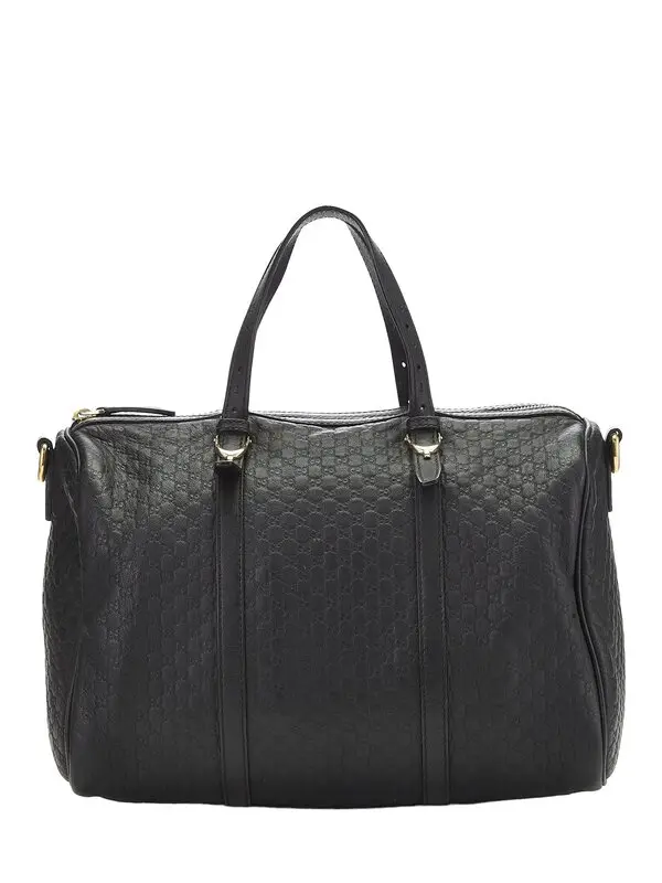 Gucci Microguccissima Nice Boston Bag - Black