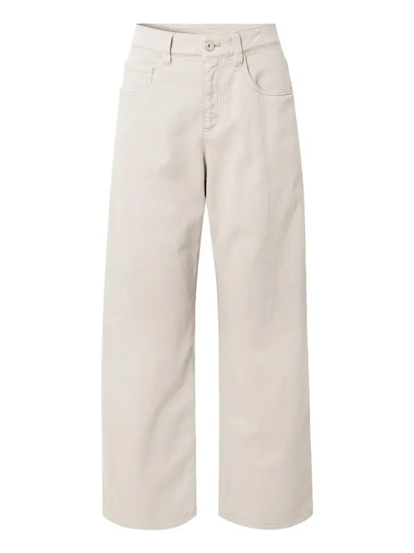 Brunello Cucinelli Wide-leg Jeans - Off-white