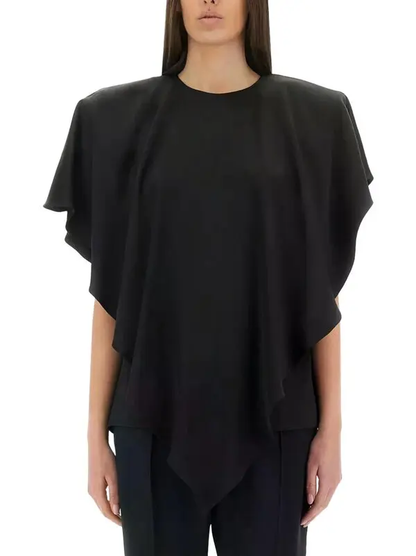 Stella McCartney Draped Blouse - Black