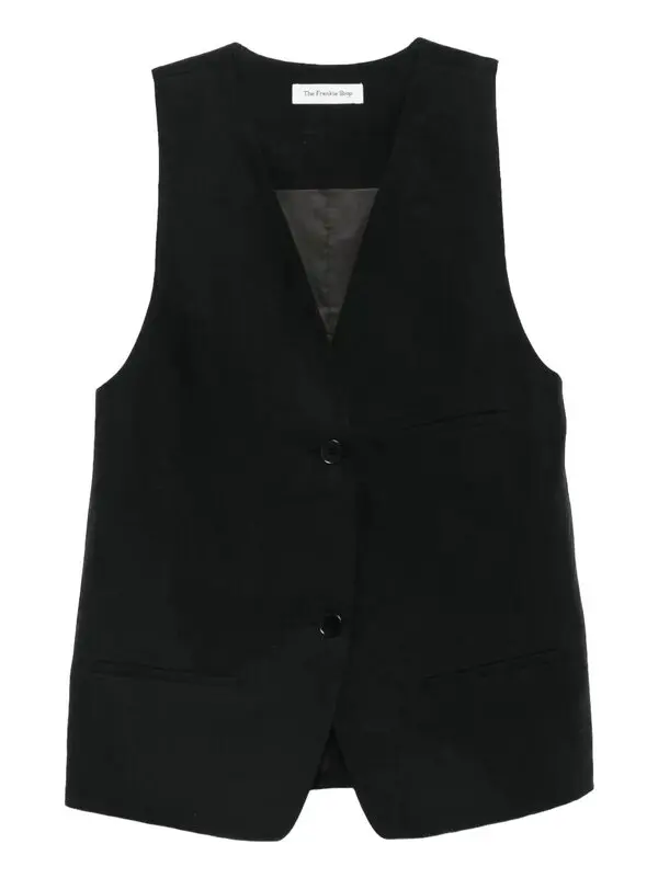 THE FRANKIE SHOP Melrose Waistcoat - Black