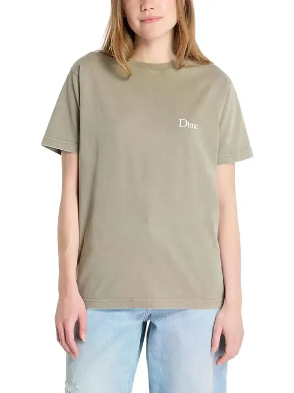 DIME Logo-print T-shirt - Grey