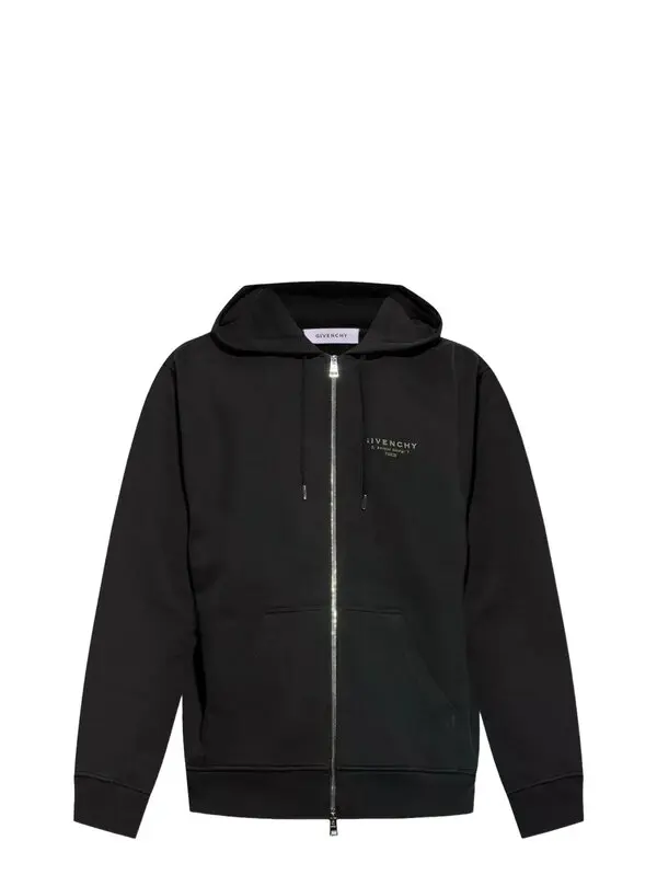 Givenchy Zip-up Hoodie - Black
