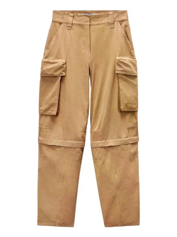 Alexander Wang Ripstop Cargo Trousers - Brown