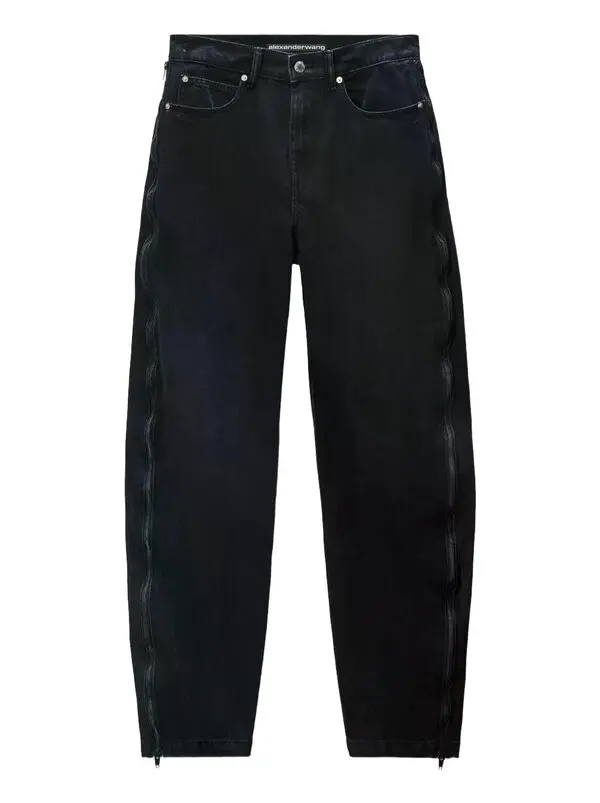Alexander Wang Zip-detail Jeans - Black