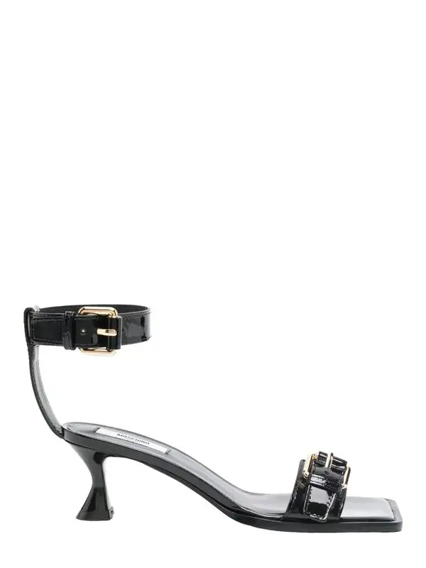 Moschino 60mm Buckle-embellished Sandals - Black