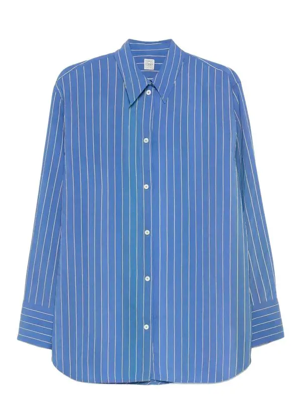 TOTEME Striped Shirt - Blue