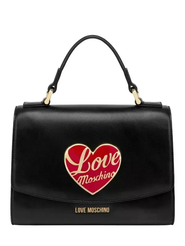 Moschino Heart-appliqué Tote Bag - Black
