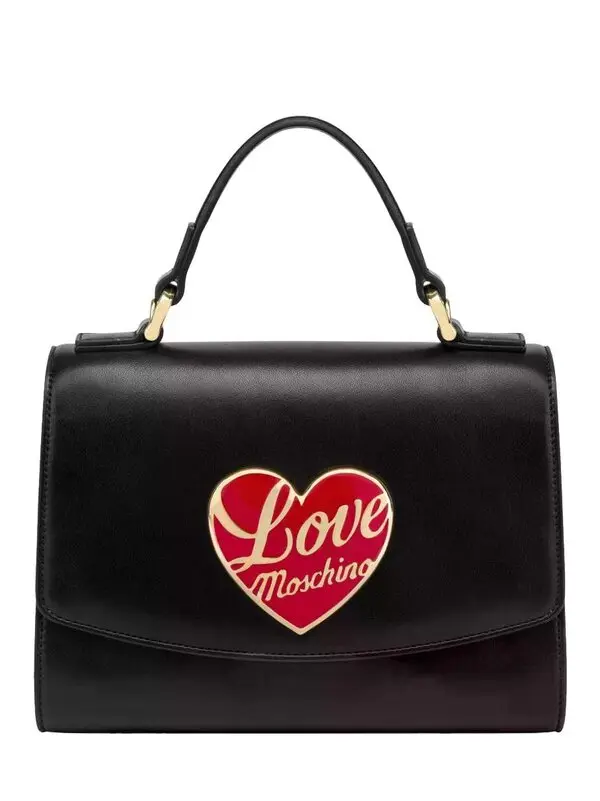 Moschino Heart-appliqué Tote - Black