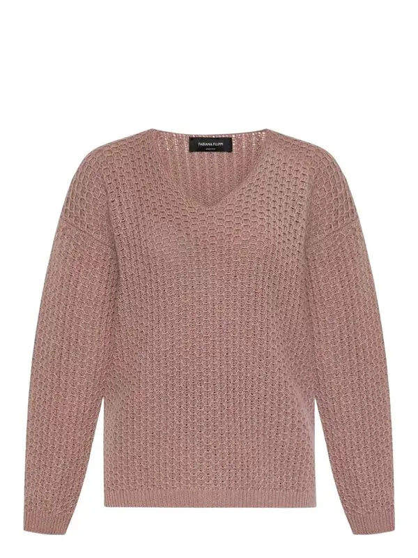 Fabiana Filippi V-neck Jumper - Pink