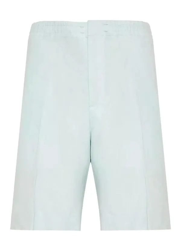 Zegna Elasticated-waist Bermuda Shorts - Blue