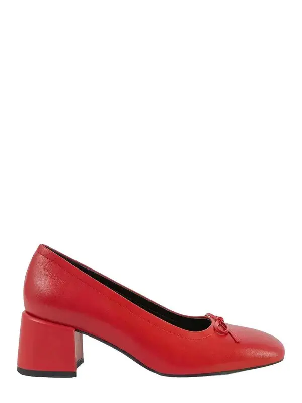 VAGABOND SHOEMAKERS Adison Bow-detail Block-heel Pumps - Red