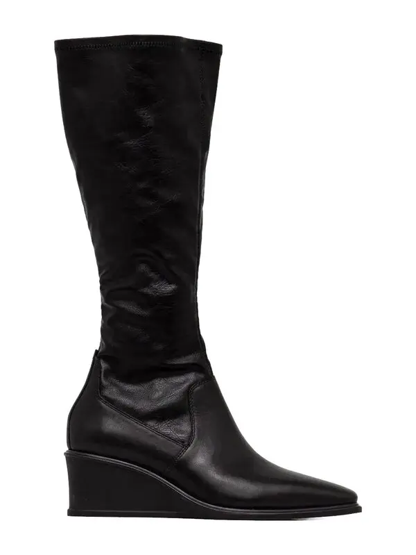 VAGABOND SHOEMAKERS 50mm Aino Knee-high Wedge Boots - Black