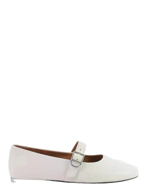 VAGABOND SHOEMAKERS Jolin Buckle-strap Ballet Flats - White