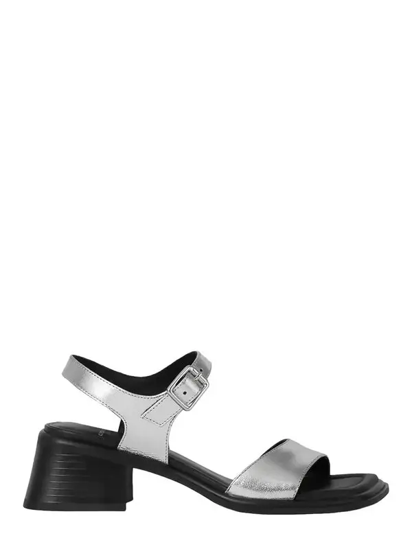 VAGABOND SHOEMAKERS Ines 53mm Ankle-strap Sandals - Silver