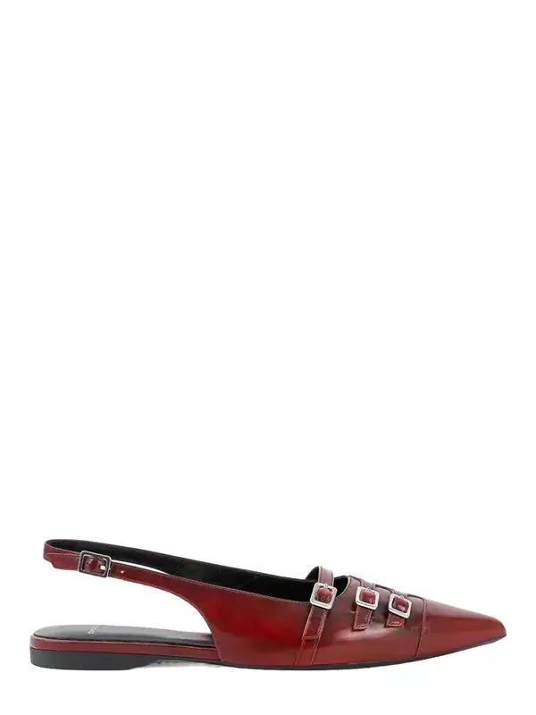 VAGABOND SHOEMAKERS Hermine Buckle Slingback Ballet Flats - Red