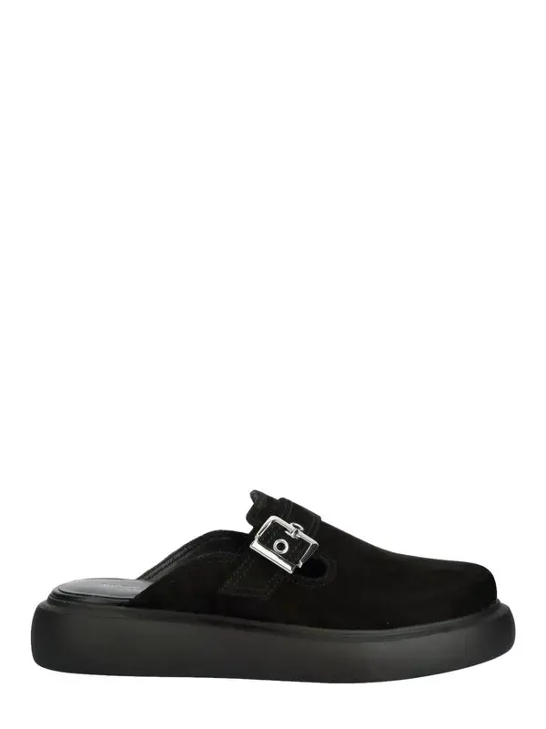 VAGABOND SHOEMAKERS Blenda Buckle-detail Platform Mules - Black