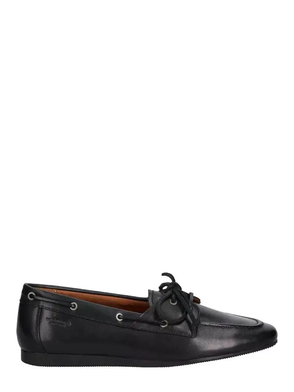 VAGABOND SHOEMAKERS Hillary Lace-up Boat Shoes - Black