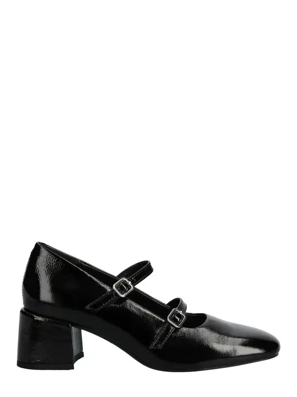 VAGABOND SHOEMAKERS Adison 55mm Double-buckle Patent Pumps - Black