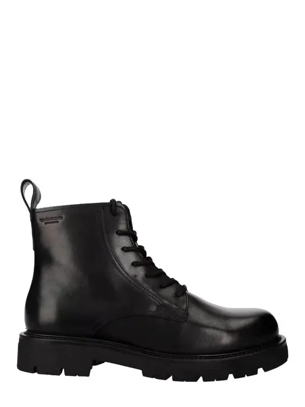 VAGABOND SHOEMAKERS Lace-up Ankle Boots With Chunky Sole - Black