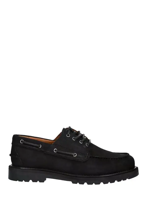 VAGABOND SHOEMAKERS Leather Boat Shoes - Black