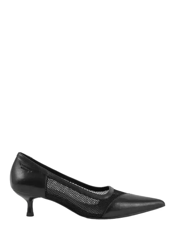 VAGABOND SHOEMAKERS 47mm Lykke Leather Mesh Pumps - Black