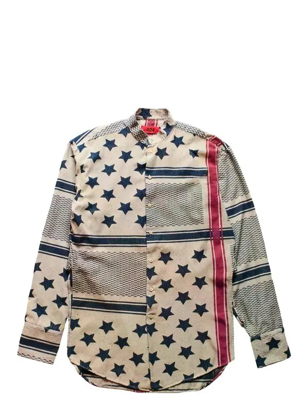 424 American Flag Multi Shirt - Neutrals