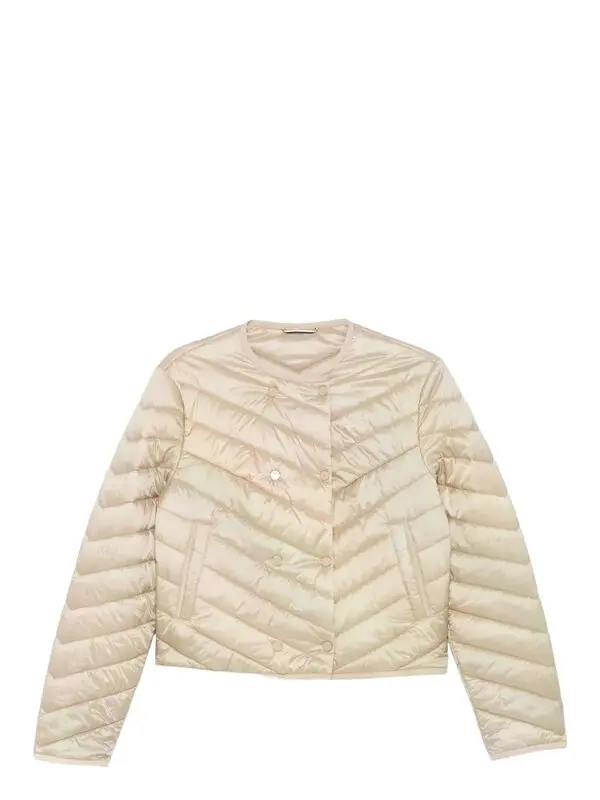 BOSS Pranella Quilted Chevron Jacket - Neutrals