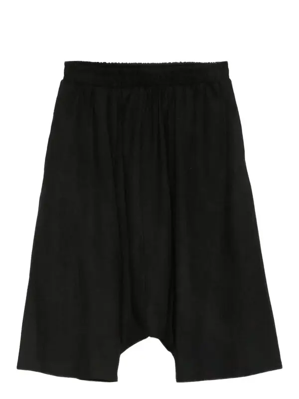 Alchemy Fashions Linen-blend Shorts - Black