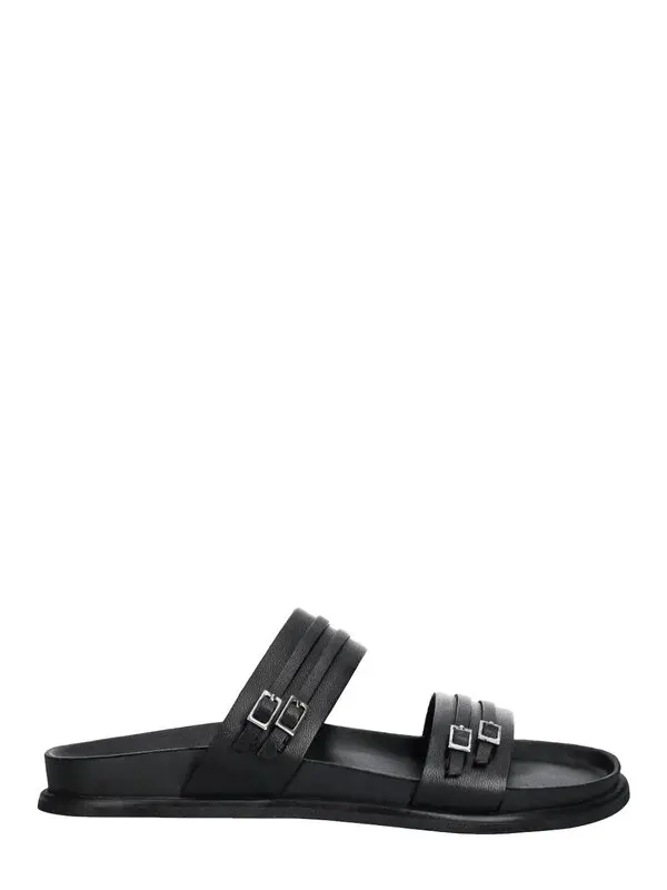 VAGABOND SHOEMAKERS Effie Buckle-detail Leather Sandals - Black